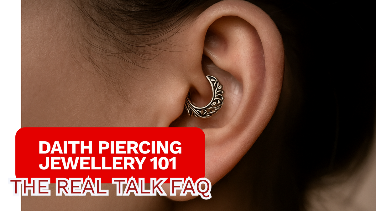 Daith Piercing Jewellery 101 - The Real Talk FAQ — Monster Piercing