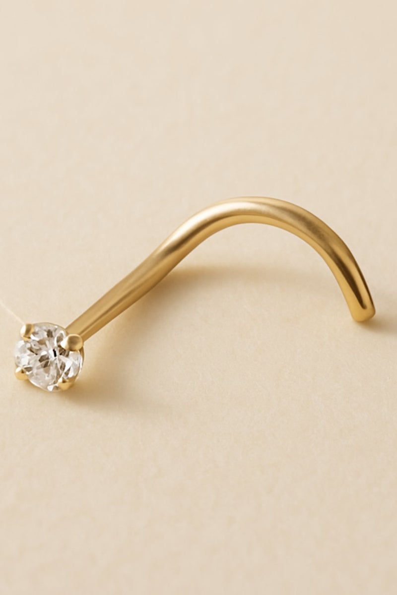 Nose Studs | Gold, Silver, L-Bend & Screw Jewellery — Monster Piercing