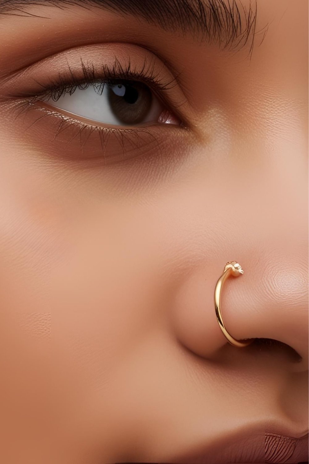 Gold Nose Hoops | Nose Piercing Jewellery — Monster Piercing