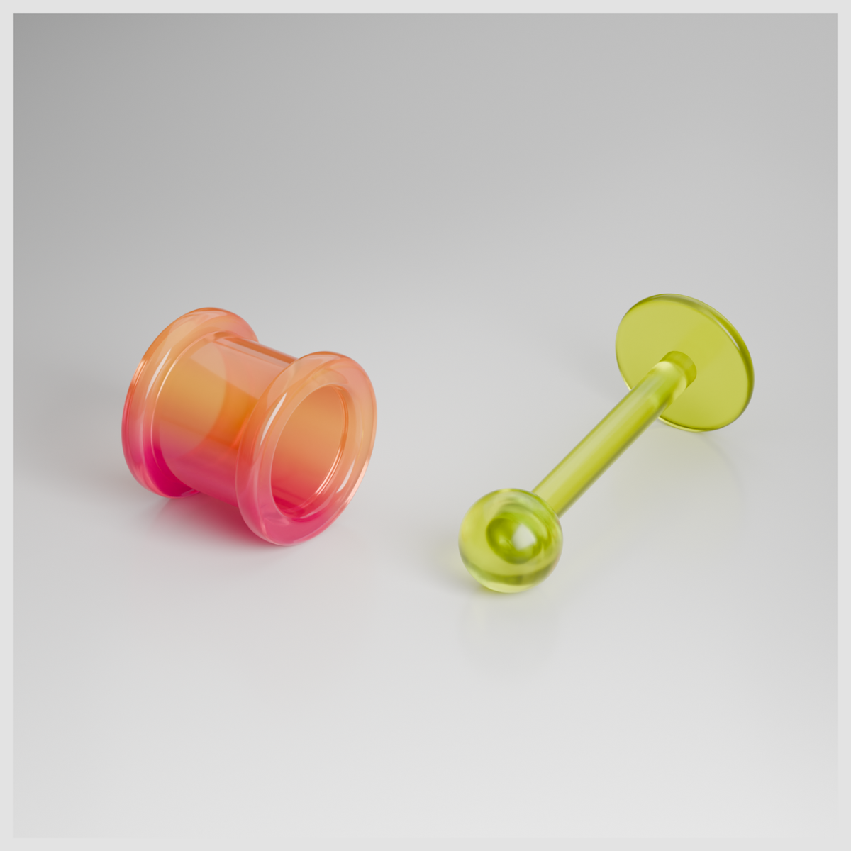 Vibrant UV Piercings Collection - Light Up Your Style — Monster Piercing