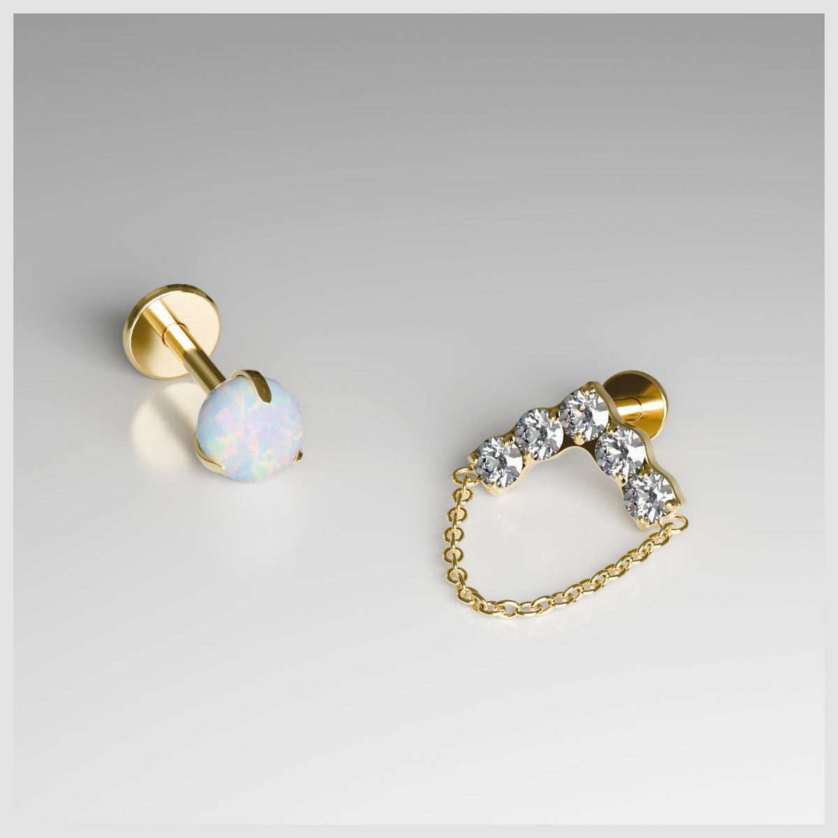 Cartilage, Tragus & Helix Jewellery | Studs & Hoops — Tagged "Material ...