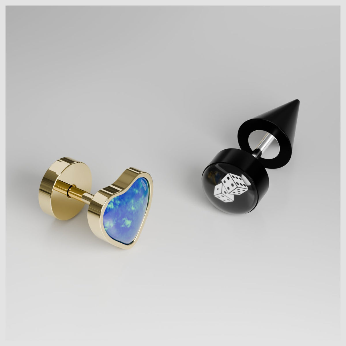 Fake Plugs Collection – Stylish, Realistic Piercing Look — Monster Piercing