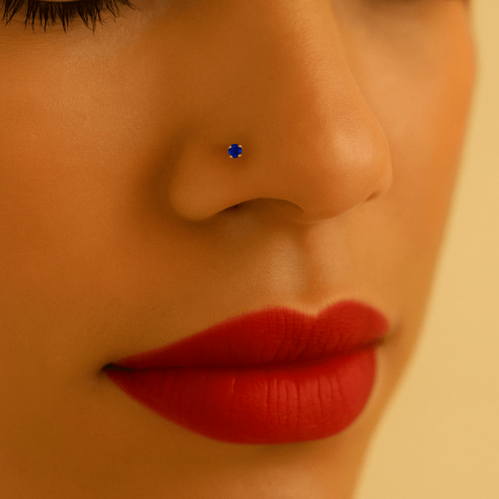 Gold Nose Bone Piercing 9ct 14ct Gold Jewellery