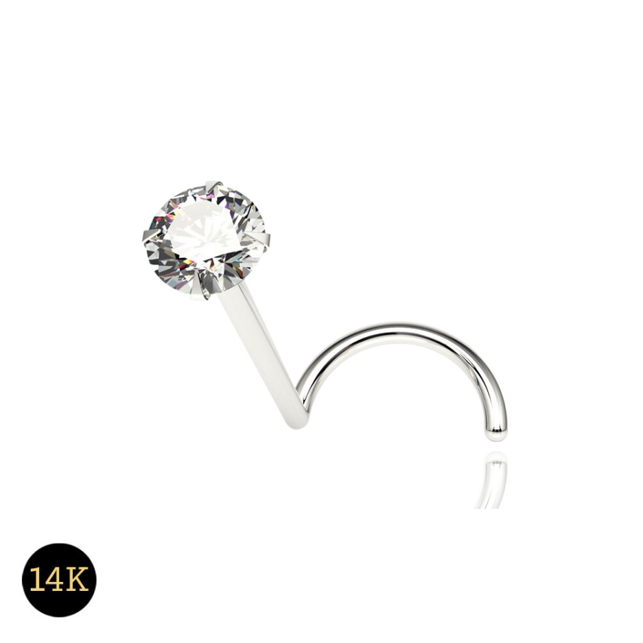 Gold Nose Screw Piercing | Buy Nose Screws