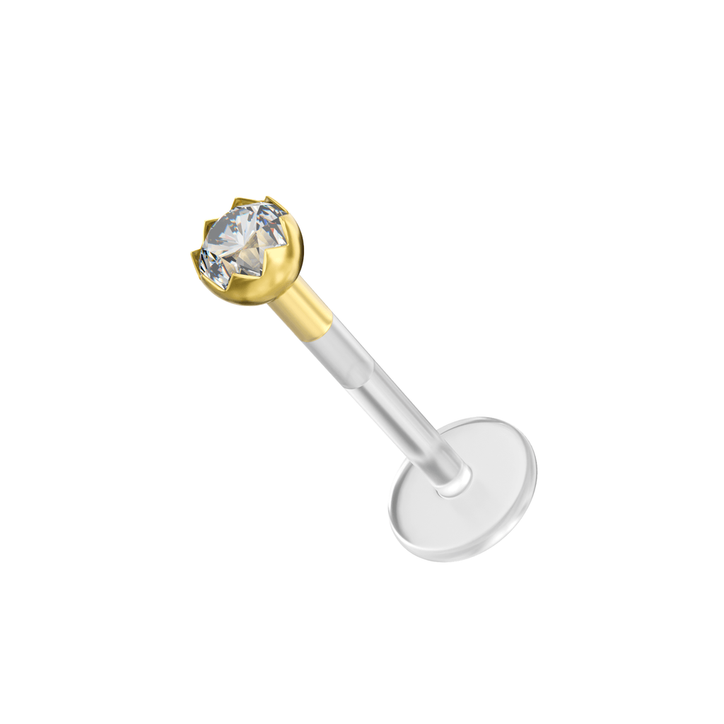 14K Gold/Bioflex Jewellery — Monster Piercing