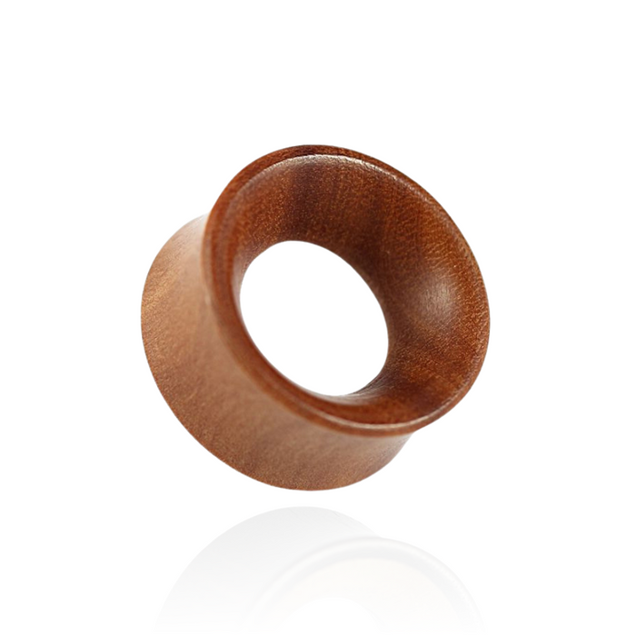 Double Flared Organic Teak Wood Tunnel Ear Plug