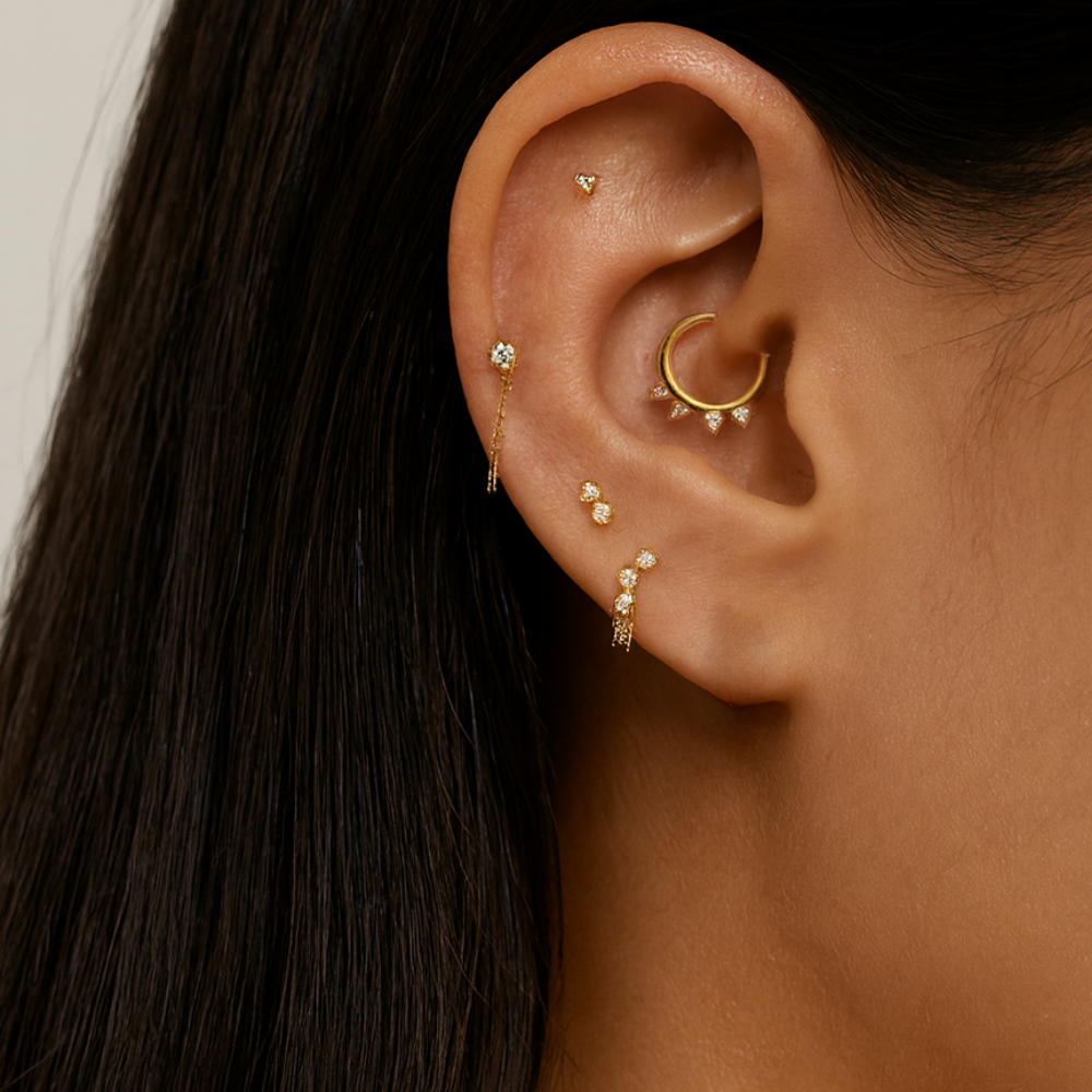Ball Back Piercing Studs | Cartilage, Helix & Tragus Jewellery ...