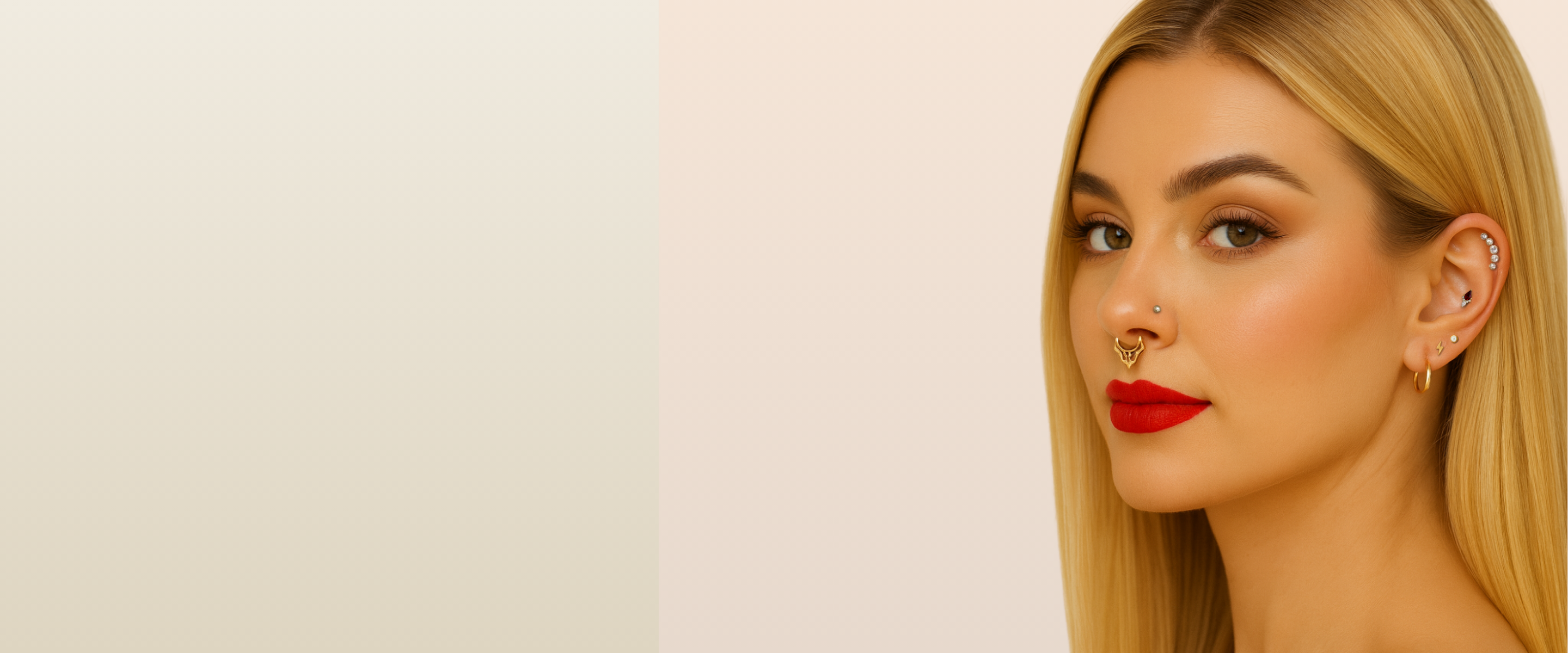 Titanium, Gold & Silver Flatback Studs | Ear Piercing jewellery ...