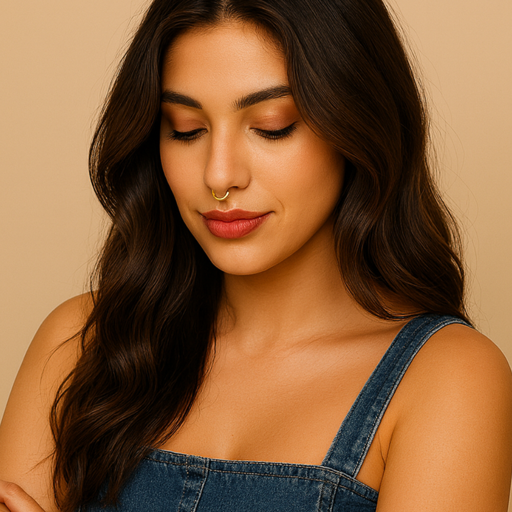 Silver Nose Rings & Studs Jewellery | Hoops, Bones, Straight & L-Bends ...