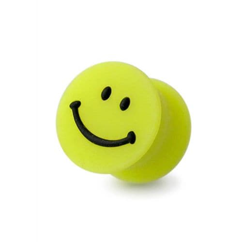 Silicon Smiley Magnetic Ear Plug - Playful Smiley Design — Monster Piercing